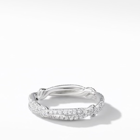 David Yurman | Jewelry | David Yurman Wedding Band W Diamonds In ...